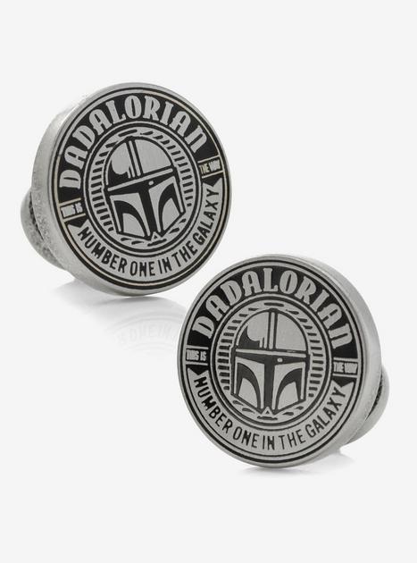 Star Wars The Mandalorian Dadalorian Cufflinks | Hot Topic