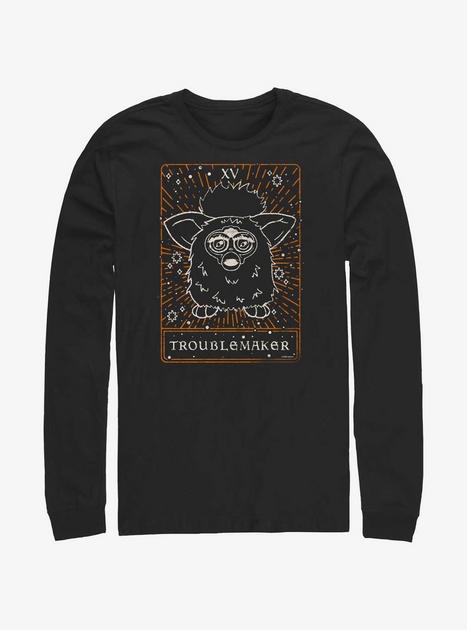 Furby Troublemaker Tarot Long-Sleeve T-Shirt - BLACK | Hot Topic