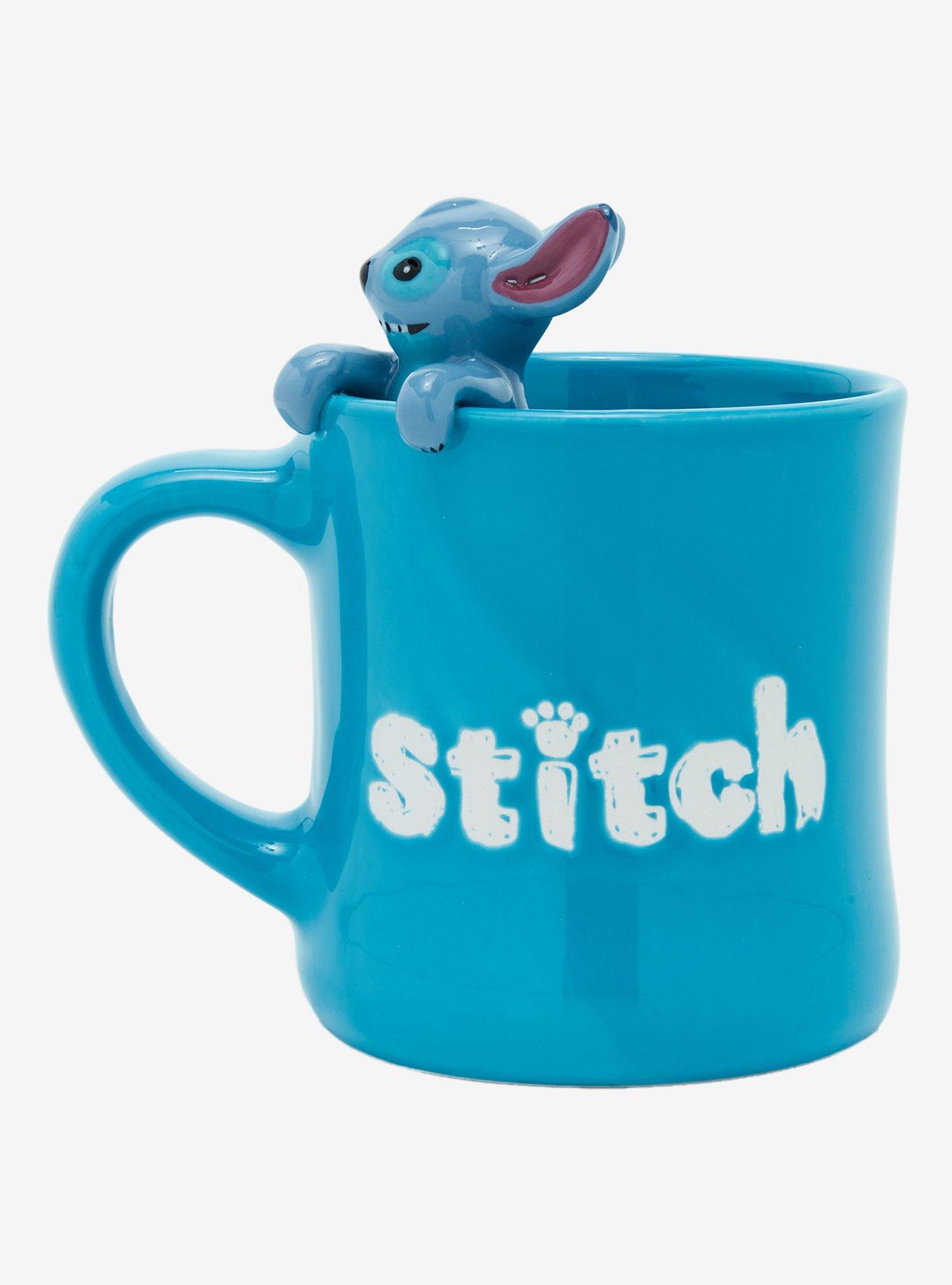 Disney Lilo & Stitch Figural Stitch Peeking Mug | BoxLunch