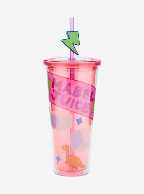 Gravity Falls Mabel Juice Carnival Cup with Straw Charm | BoxLunch