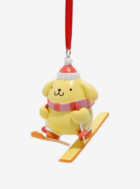 Sanrio Pompompurin Skiing Holiday Ornament | BoxLunch