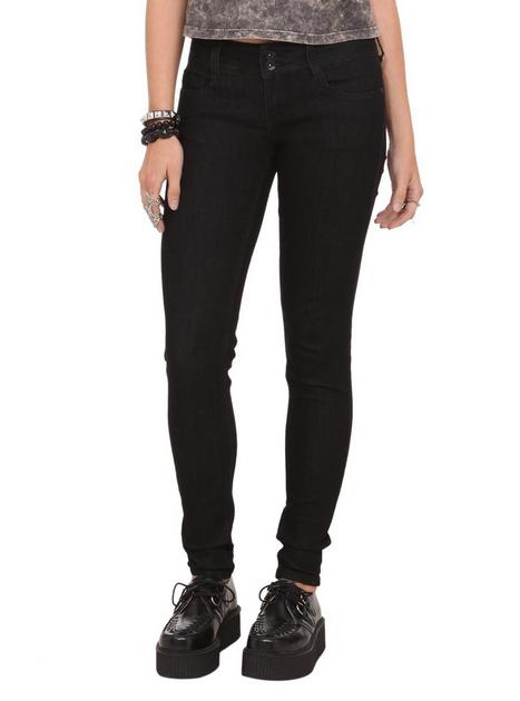 LOVEsick Black 2-Button Skinny Jeans | Hot Topic