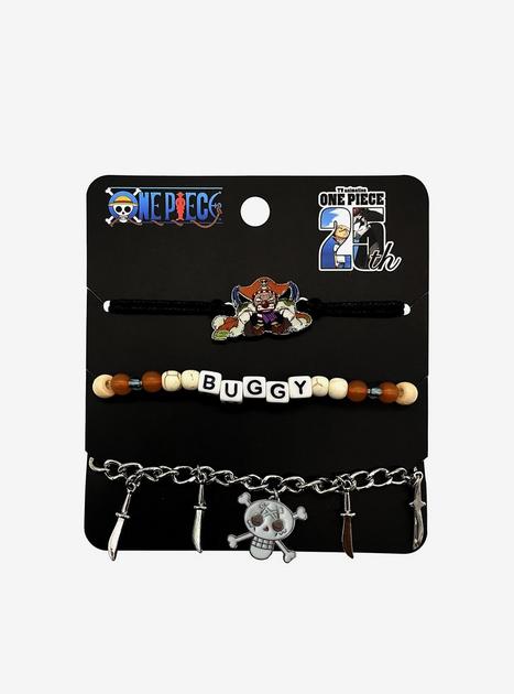 One Piece Captain Buggy Bracelet Set | Hot Topic