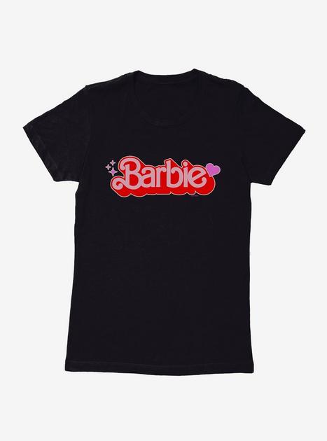 Barbie Red Heart Logo Womens T-Shirt | BoxLunch