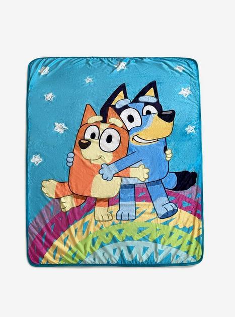 Bluey Togetherness Silk Touch Sherpa Blanket | Hot Topic
