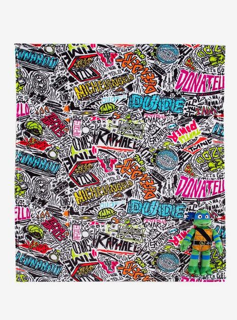 Teenage Mutant Ninja Turtles Mutant Mayhem Sketched Out Silk Touch with ...