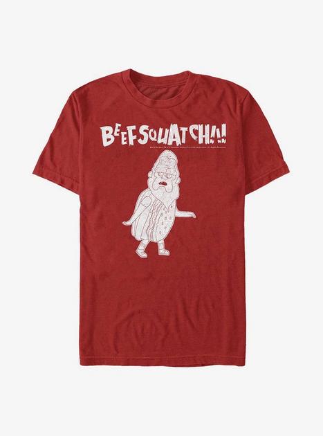Bob's Burgers Beefsquatch Roams T-Shirt - RED | Hot Topic