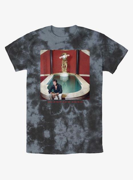 Scarface 1983 Fountain Portrait Tie-Dye T-Shirt - MULTI | BoxLunch