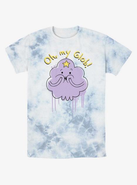 Adventure Time Lumpy Space Princess Oh My Glob Tie-Dye T-Shirt - MULTI ...