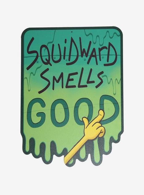 SpongeBob SquarePants Squidward Smells Good Wall Art | Hot Topic