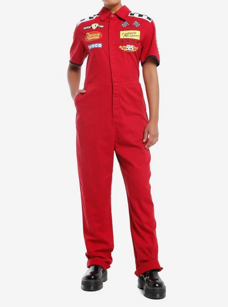 Disney Pixar Cars Lightning McQueen Pit Stop Jumpsuit | Hot Topic