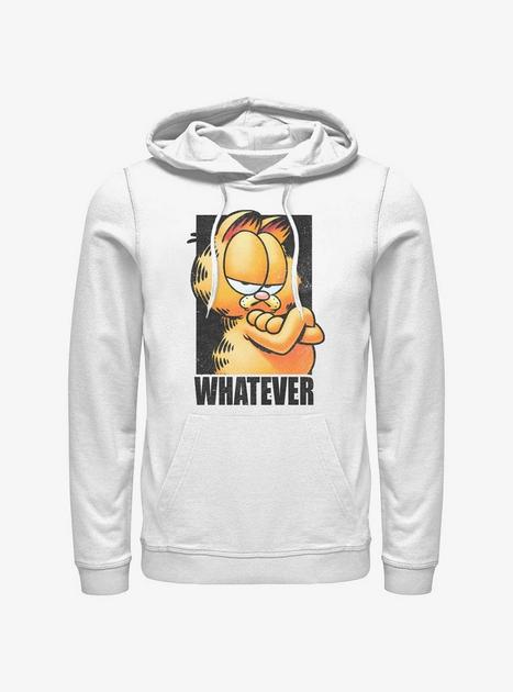 Garfield Whatever Hoodie - WHITE | Hot Topic