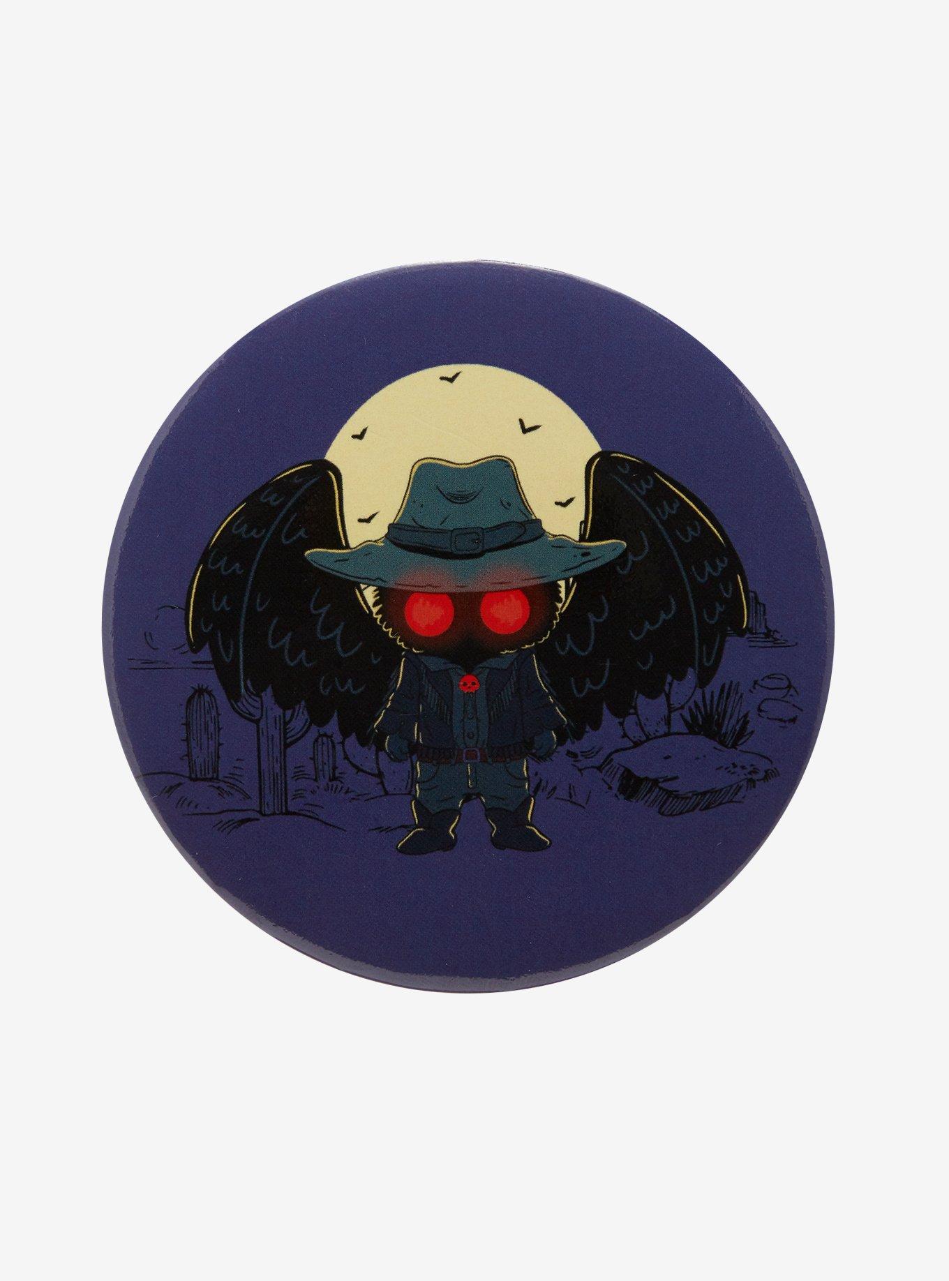 Cowboy Mothman 3 Inch Button | Hot Topic