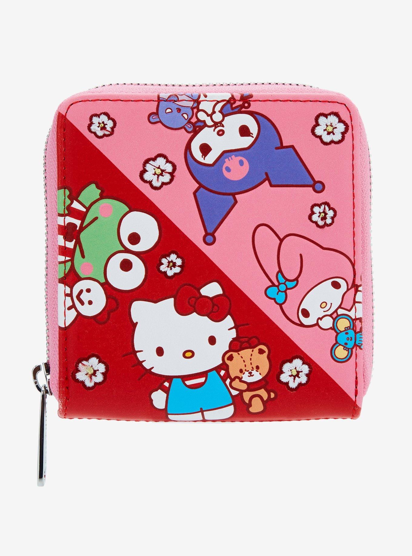 Loungefly Hello Kitty And Friends Pink & Red Zipper Wallet | Hot Topic