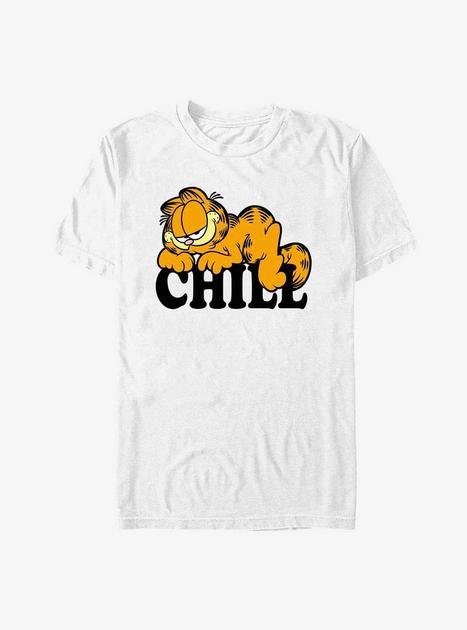 Garfield Chill T-Shirt - WHITE | Hot Topic