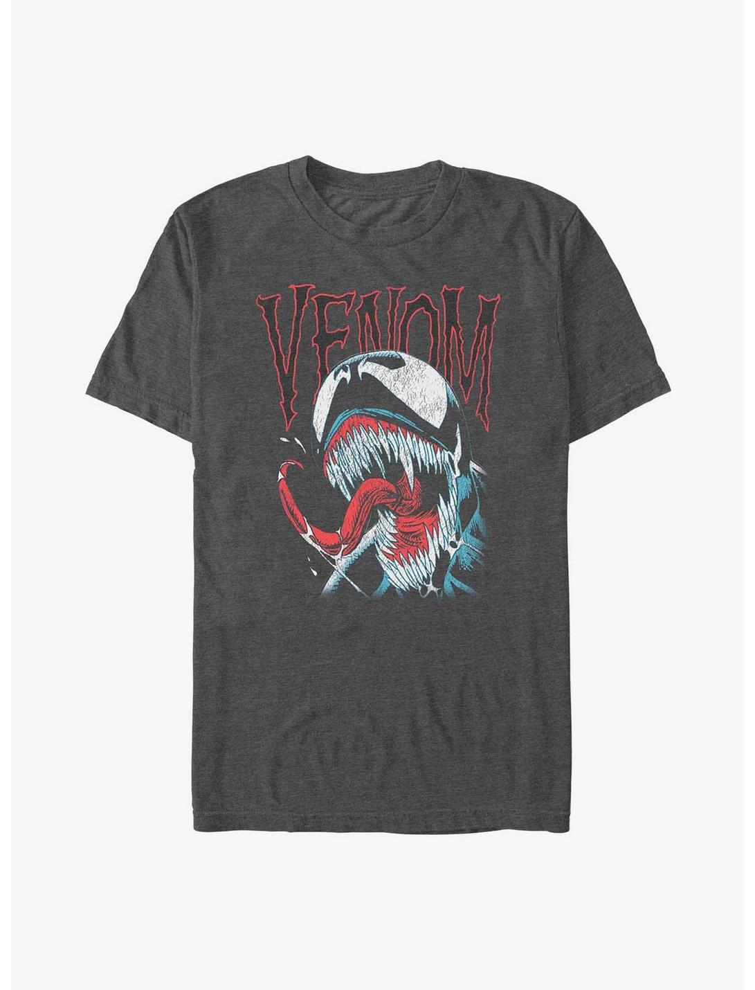 Marvel Spider-Man Big Mouth Venom Big & Tall T-Shirt - GREY | Hot Topic Marvel Spider-Man Big Mouth Venom Big & Tall T-Shirt - GREY | Hot Topic