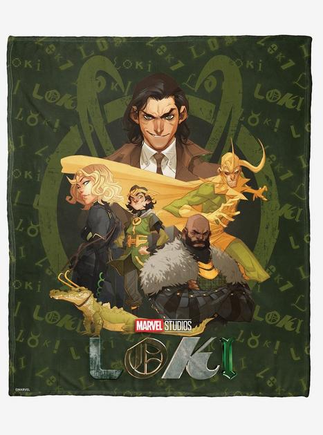 Marvel Loki Crew Silk Touch Throw Blanket | Hot Topic