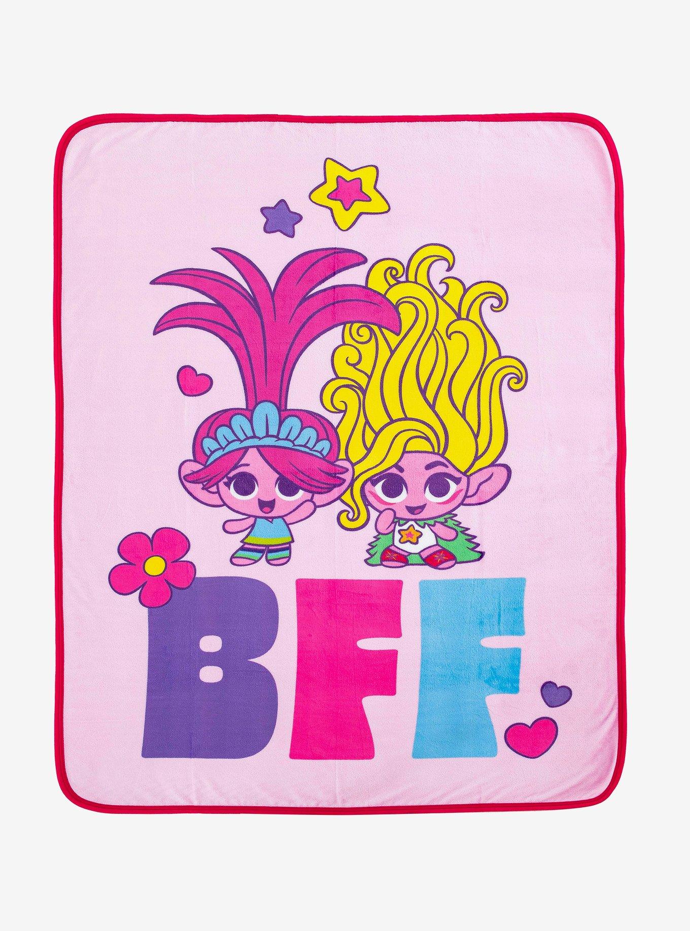 Trolls 3 Tiny Besties Sp Cloud Throw Hot Topic