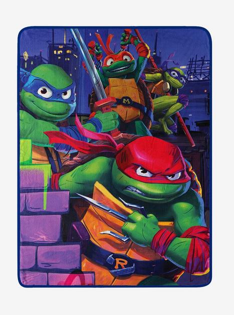 Teenage Mutant Ninja Turtles Mayhem Rules Micro Raschel Throw | Hot Topic