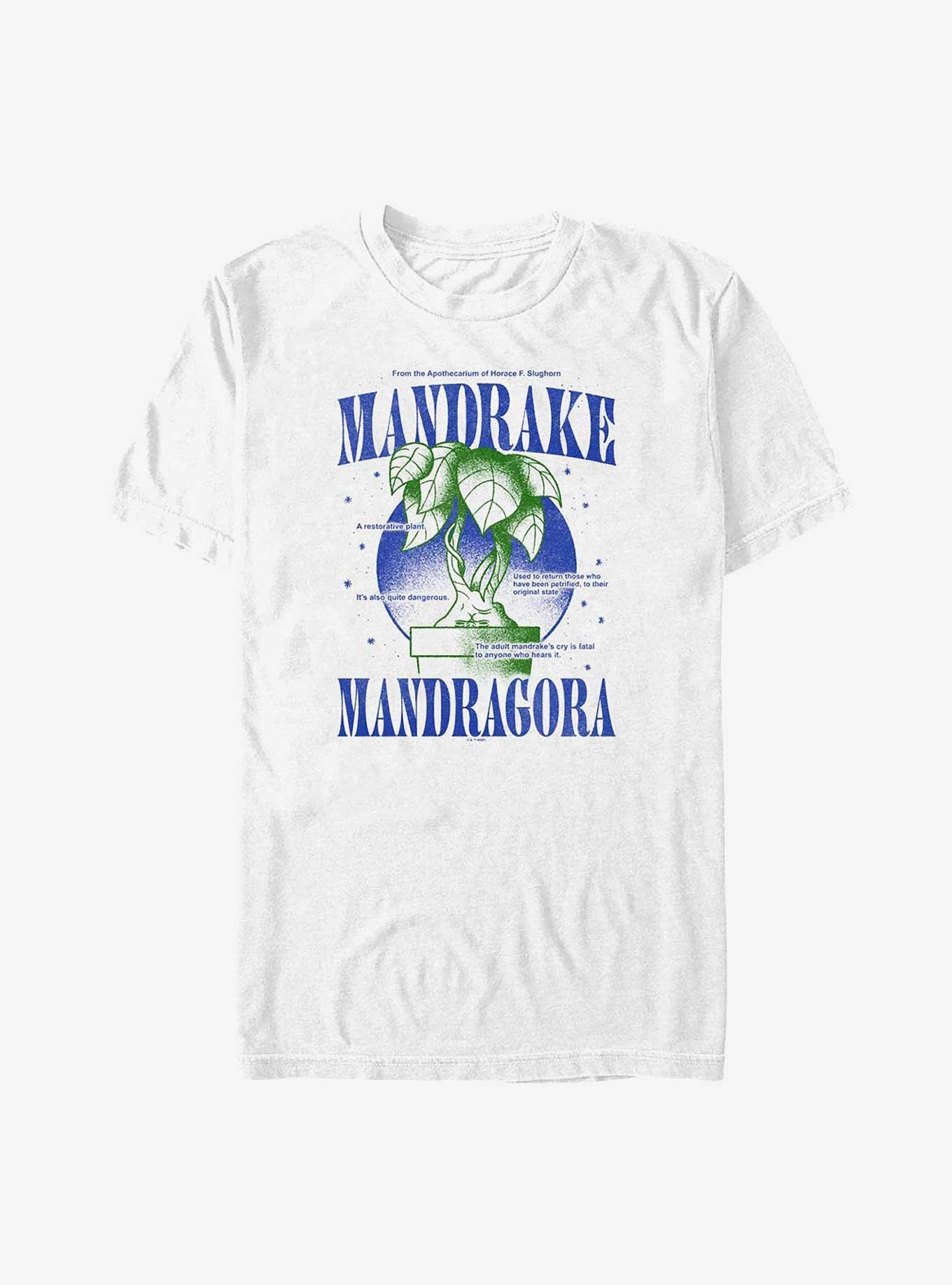 Harry Potter Mandrake Mandragora Big & Tall T-Shirt - WHITE | BoxLunch