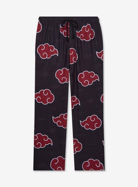 Naruto Shippuden Akatsuki Clouds Allover Print Sleep Pants - BoxLunch ...