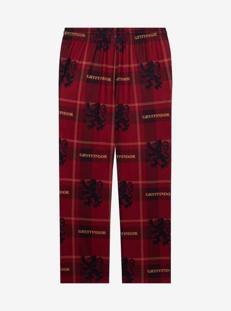 Harry Potter Gryffindor Plaid Allover Print Sleep Pants Boxlunch