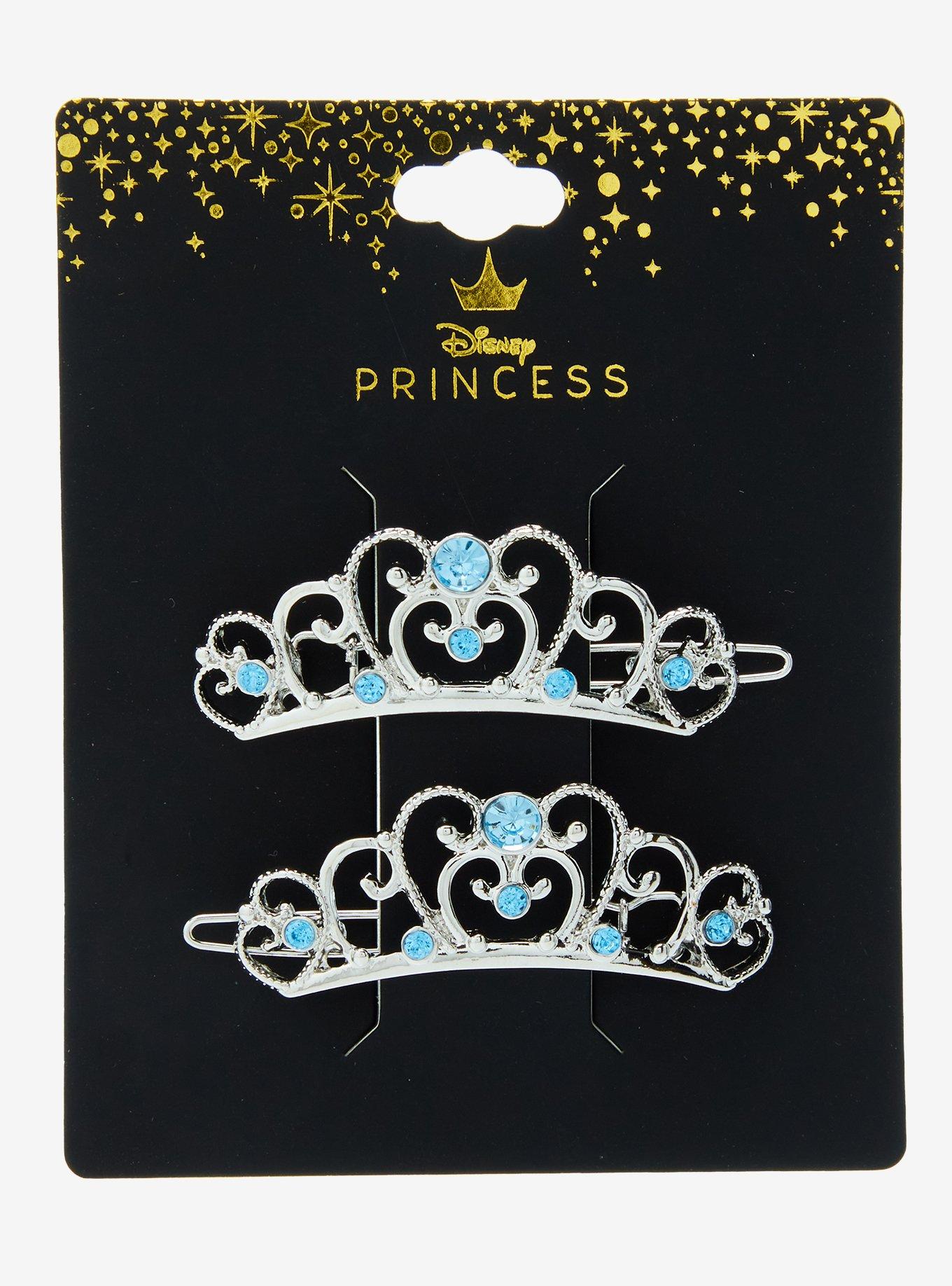 Disney Cinderella Crown Rhinestone Barrette Set | BoxLunch