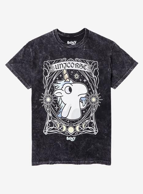 Bluey Unicorse Celestial Boyfriend Fit Girls T-Shirt | Hot Topic