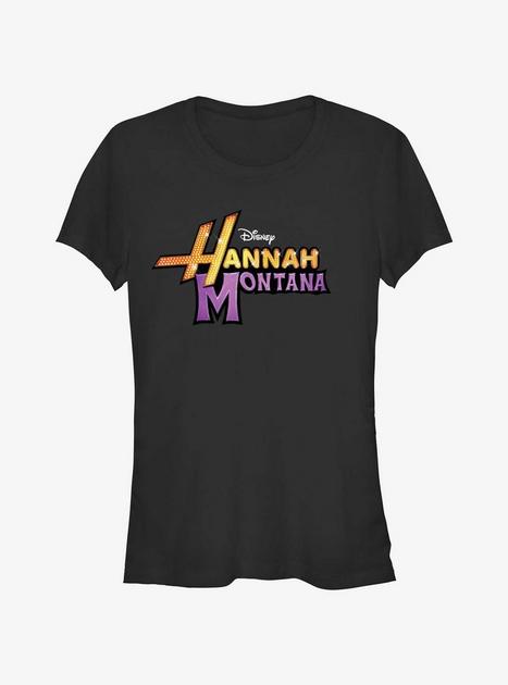 Disney Channel Hannah Montana Glam Logo Girls T-Shirt - BLACK | Hot Topic