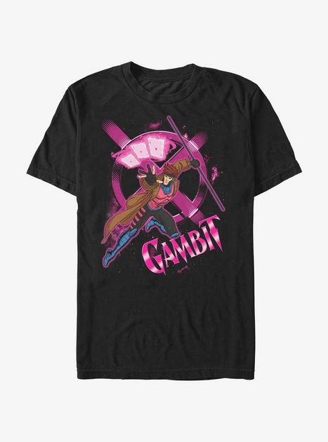 Marvel X-Men Gambit Enhanced Powers T-Shirt - BLACK | BoxLunch