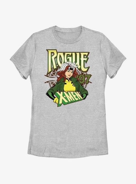 Marvel X-Men Rogue Focus Power Womens T-Shirt - GREY | BoxLunch