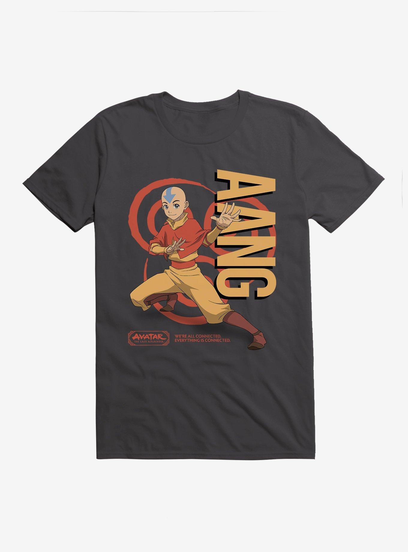 Avatar: The Last Airbender Aang Portrait T-Shirt - GREY | BoxLunch