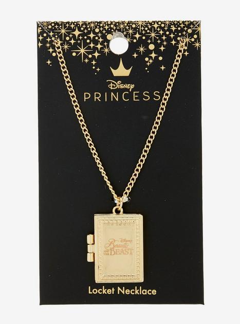 Disney Beauty And The Beast Book Locket Necklace | Hot Topic