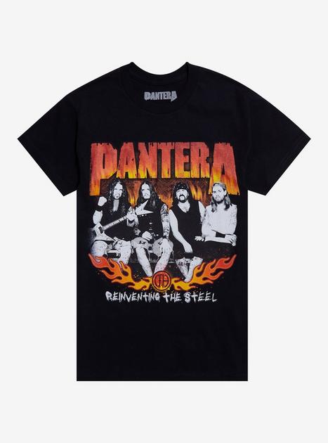 Pantera Reinventing The Steel Flames Boyfriend Fit Girls T-Shirt | Hot Topic
