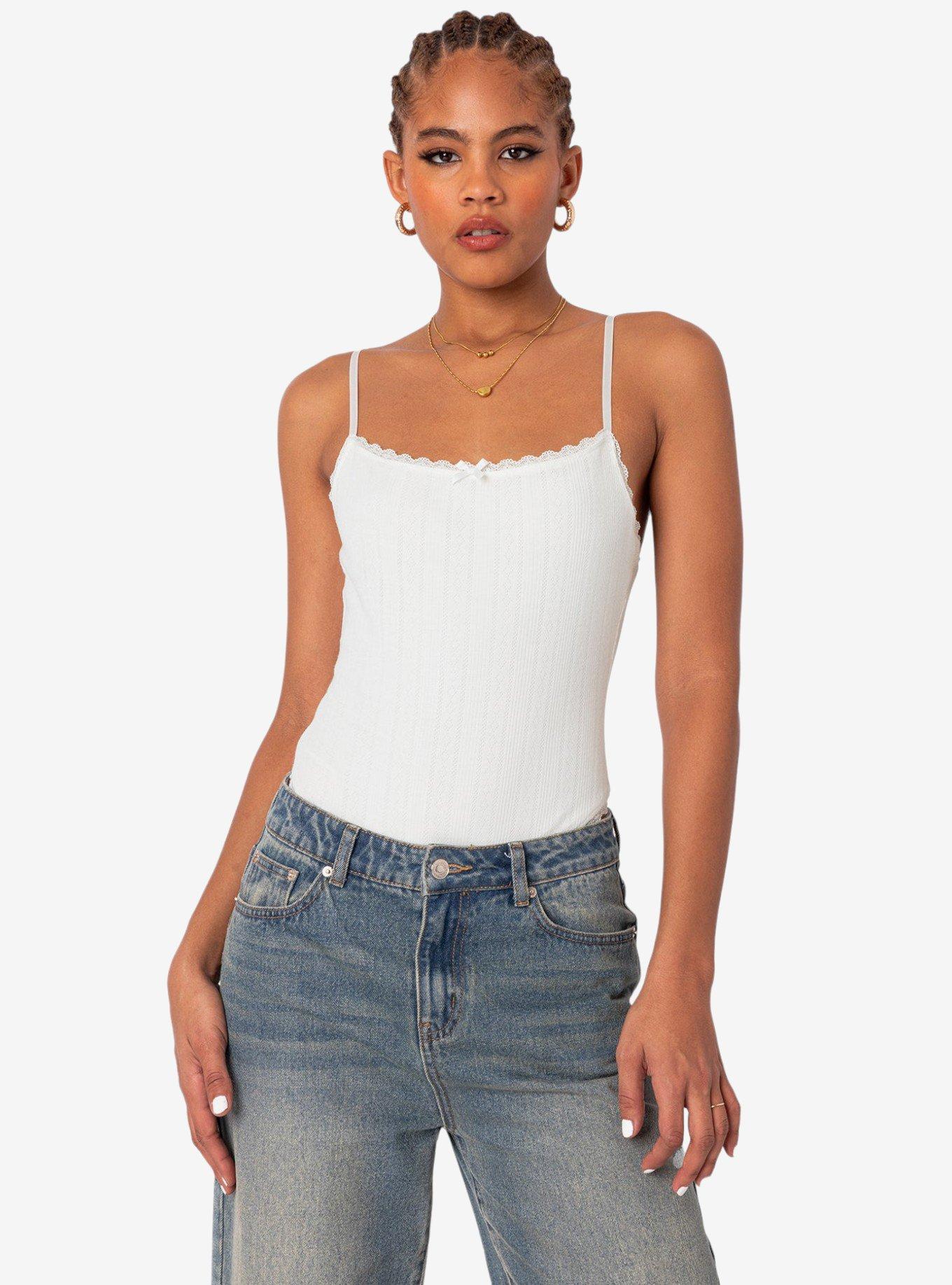Krysten Lacey Pointelle Bodysuit | Hot Topic