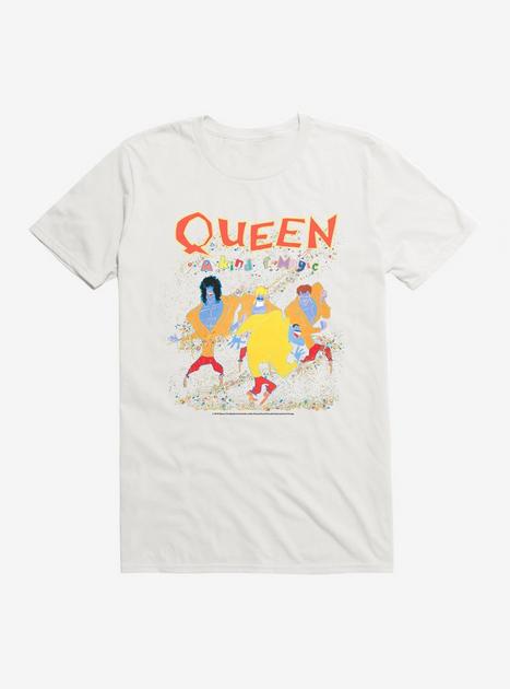 Queen A Kind of Magic T-Shirt - WHITE | Hot Topic