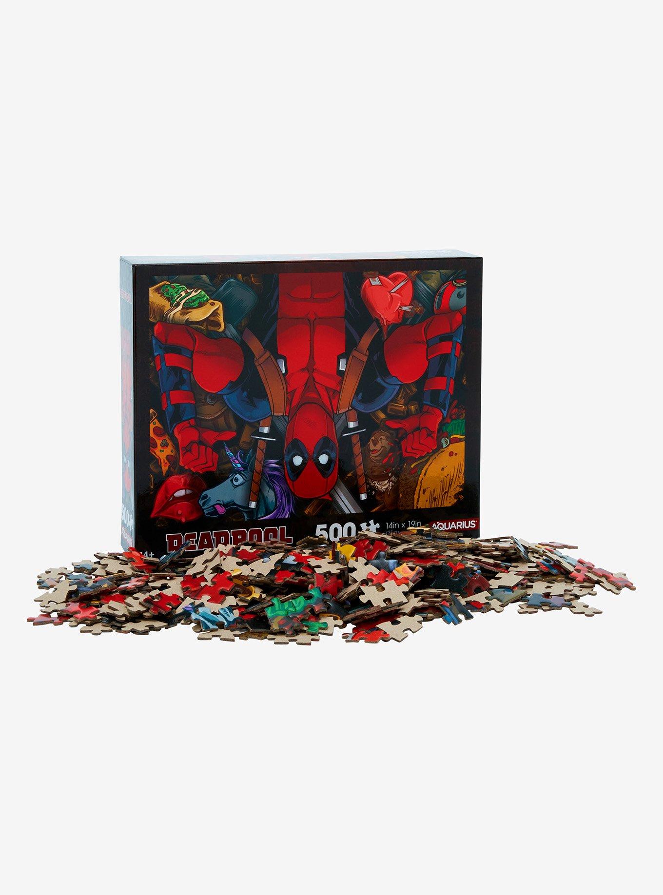 Marvel Deadpool Collage 500-Piece Puzzle | BoxLunch