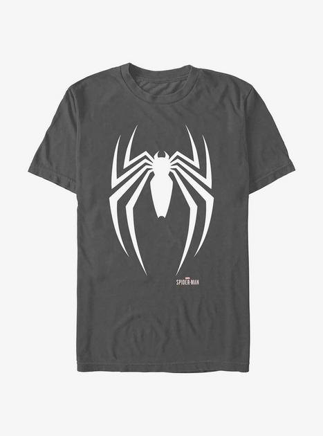 Marvel Spider-Man Gamerverse Logo Garment Dye T-Shirt - BLACK | Hot Topic