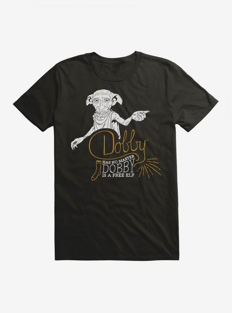 Harry Potter Dobby Is A Free Elf T-Shirt - BLACK | Hot Topic