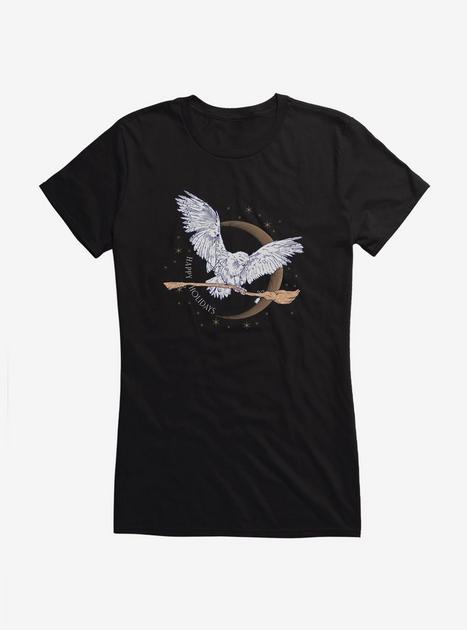 Harry Potter Hedwig Happy Holidays Girls T-Shirt | Hot Topic