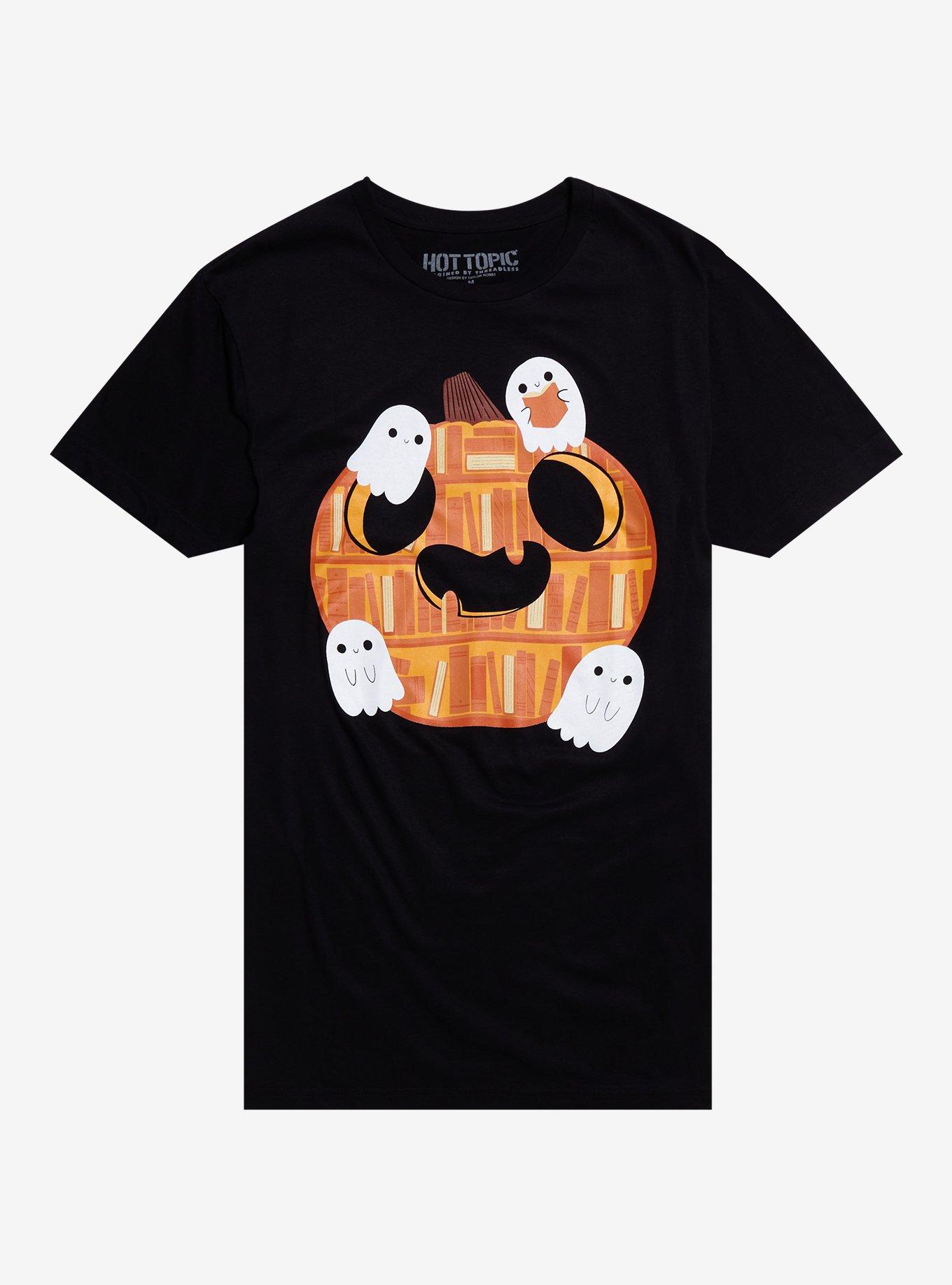 Ghost Pumpkin Library T-Shirt By Taylor Ross1 | Hot Topic