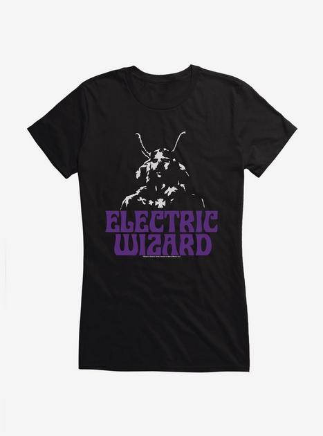 Electric Wizard Logo Girls T-Shirt - BLACK | Hot Topic