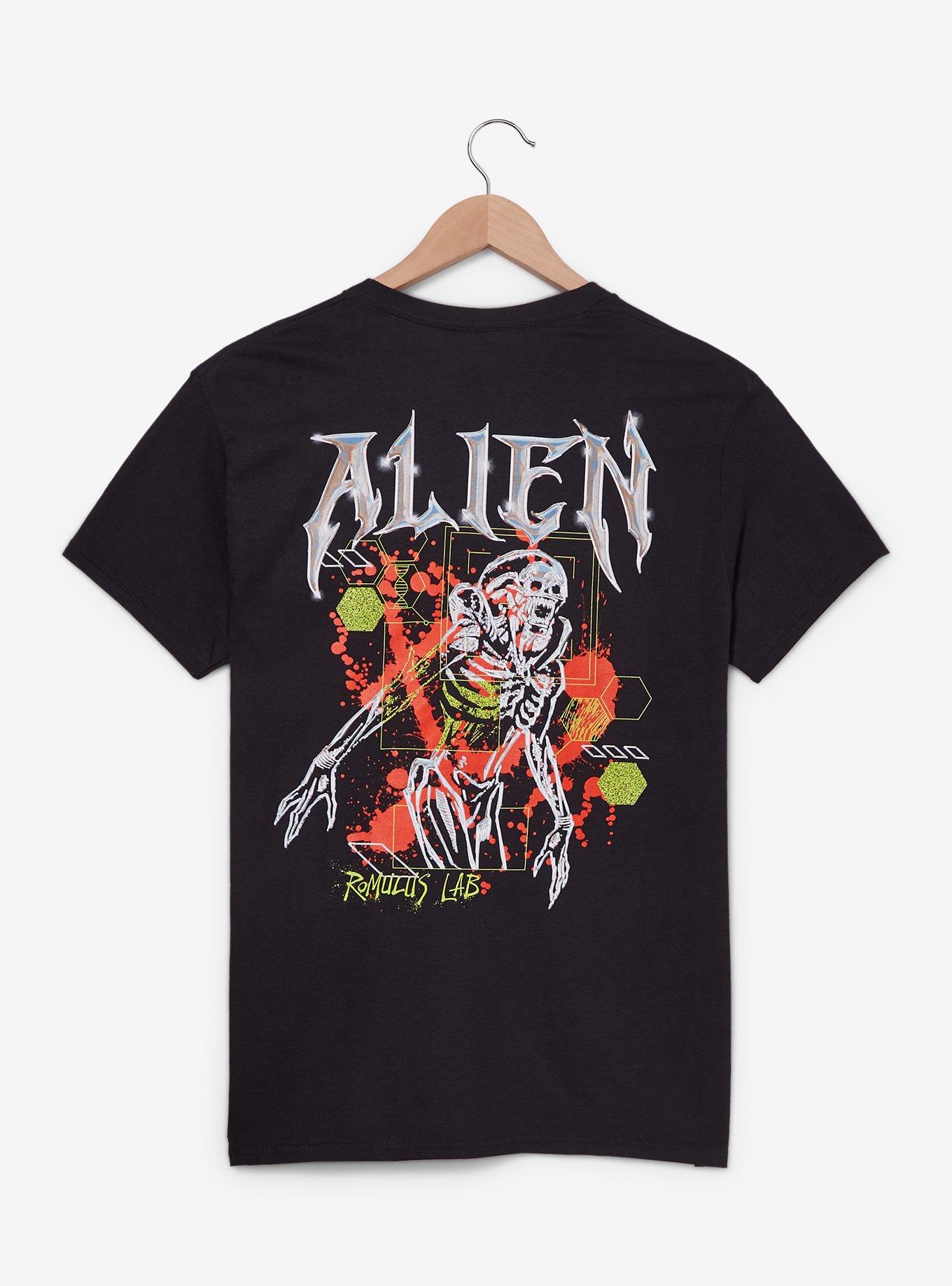 Alien: Romulus Chrome X-Ray Portrait T-Shirt - BoxLunch Exclusive ...
