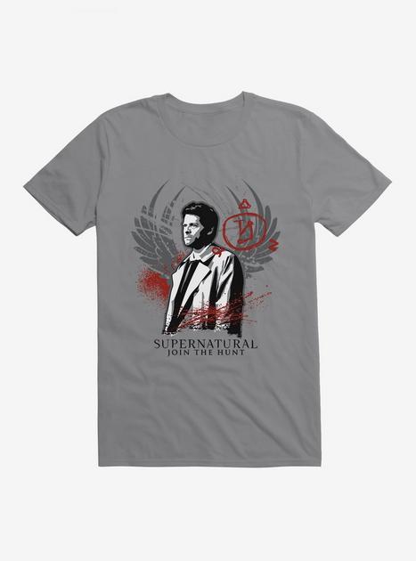 Supernatural Castiel T-Shirt - GREY | Hot Topic
