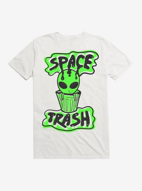 Space Trash Alien T-Shirt - WHITE | Hot Topic