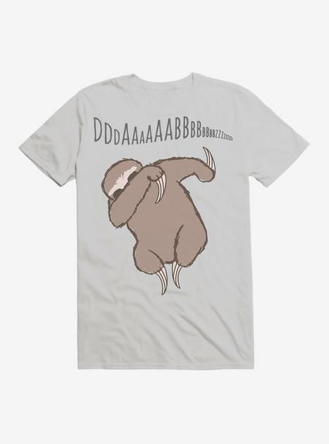 Dab Sloth T-Shirt - GREY | Hot Topic