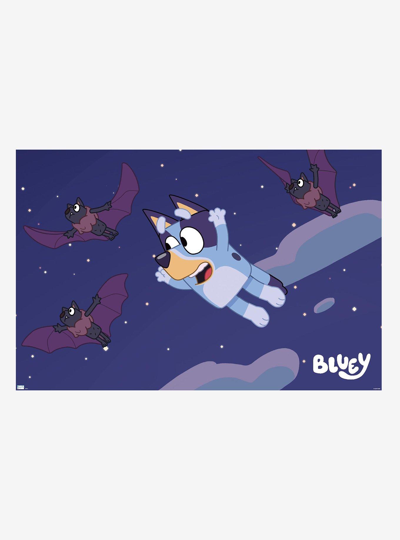 Hot Topic Bluey Fruit Bat Dream Poster | Brazos Mall