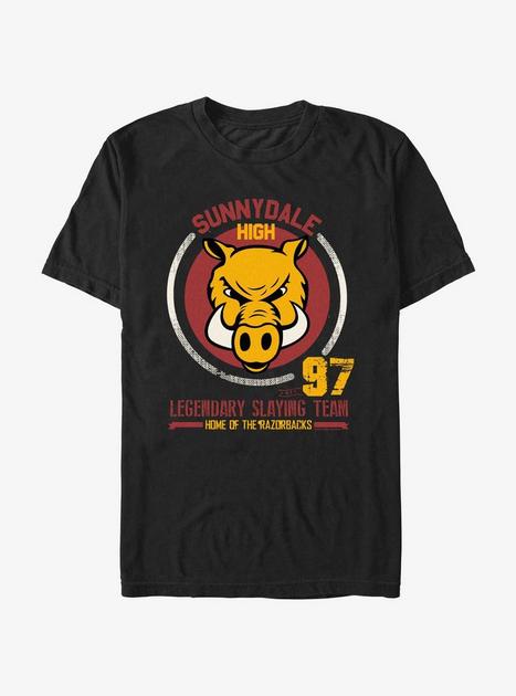 Buffy The Vampire Slayer Sundale Collegiate T-Shirt - BLACK | Hot Topic