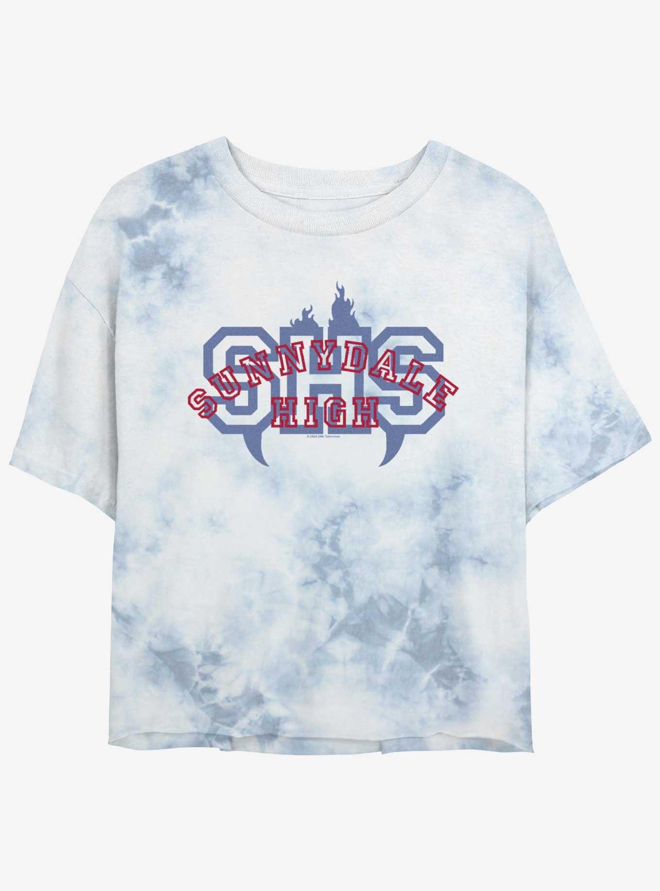 Buffy The Vampire Slayer Sundale Womens Tie-Dye Crop T-Shirt - MULTI ...