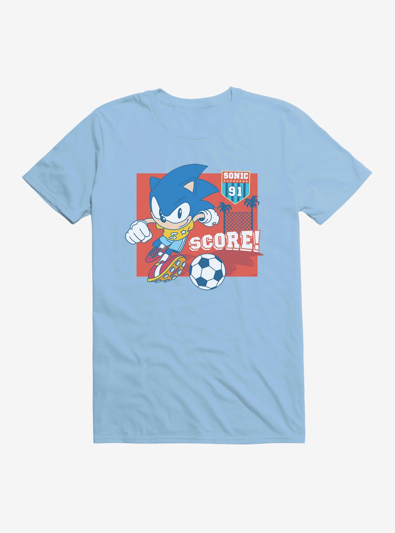 Sonic The Hedgehog Summer Games Soccer T-Shirt - BLUE | Hot Topic